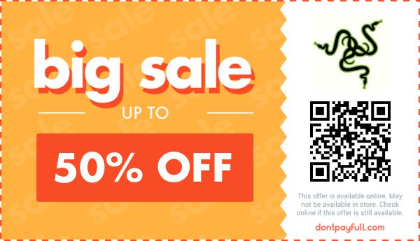 Razer Promo Codes - 50% Off Coupon Code 2026
