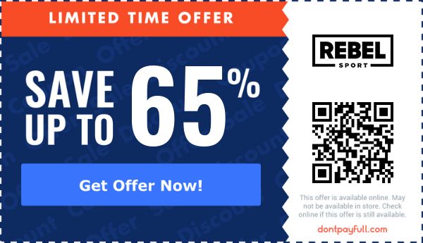 Rebel Sport Coupons - 30% Off Discount Code June 2026