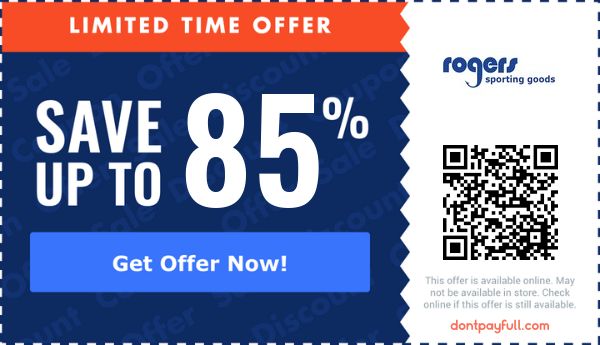 Rogers Sporting Goods Coupons - Get 20% Off in Dec 2025