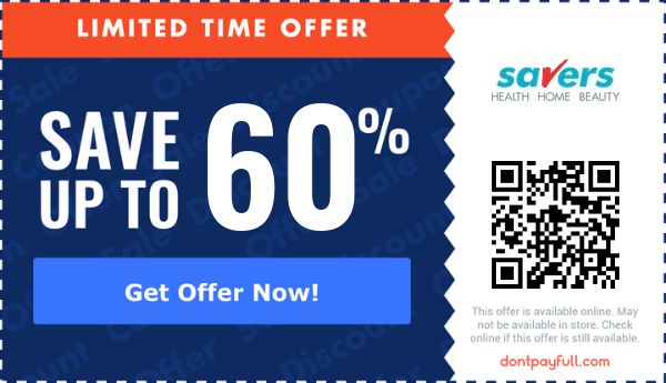 Savers Promo Codes & Deals | 60% Discount | 2026