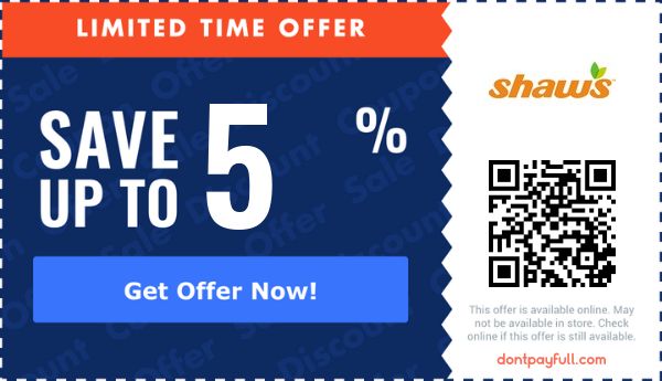 Shaw's Promo Codes - 30% Off Coupon January 2026