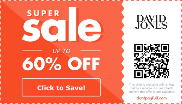 David Jones Promo Codes - 20% Off Coupon May 2026