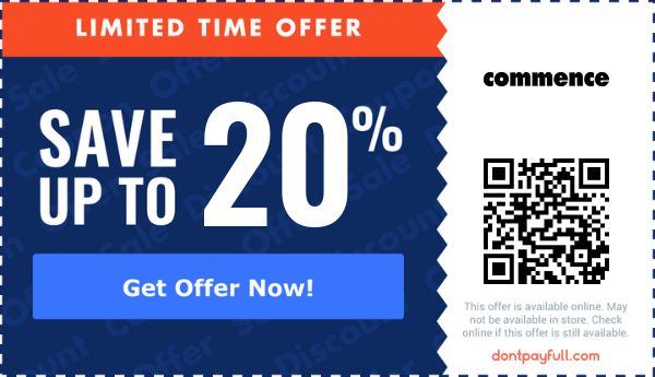 Commence Discount Codes - 25% Off Coupon June 2026
