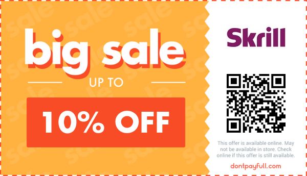 Skrill Promo Codes - 25% Off Coupon Code May 2026