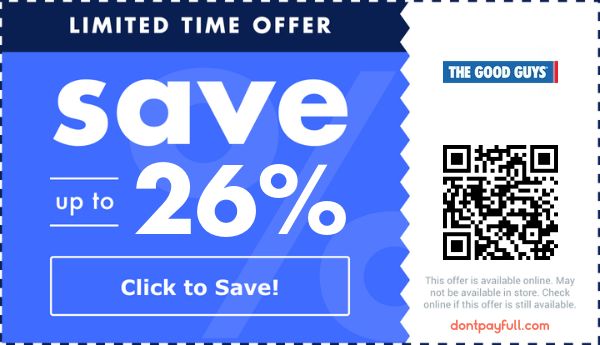 The Good Guys Promo Codes - 15% Off Coupon 2026