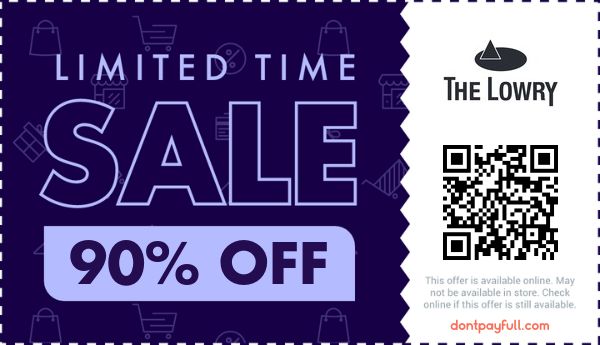 30% Off The Lowry Promo Codes, Discount Codes - 2025