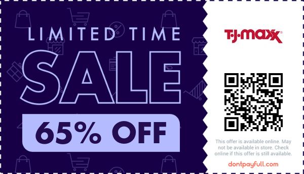 T.J. Maxx Coupon Codes - 89% Off Coupon May 2026