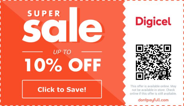 Digicel Promo Codes - 50% Off Coupon Code April 2026