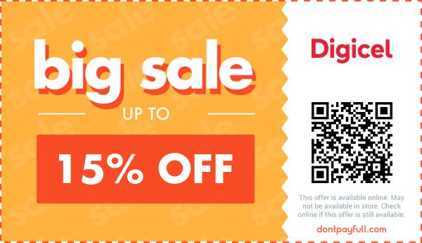 30% Off Digicel Promo Code, Coupon Codes - August 2025