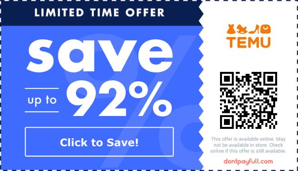 40% Off Temu Coupon Codes, Discount Codes - Nov 2025