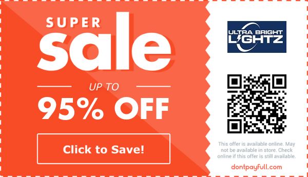 15% Off Ultra Bright Lightz Coupon Codes, Discount Codes