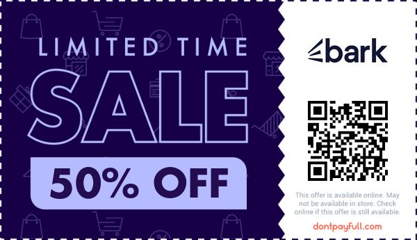Bark.com Coupon Codes - 50% Off Promo Code May 2026