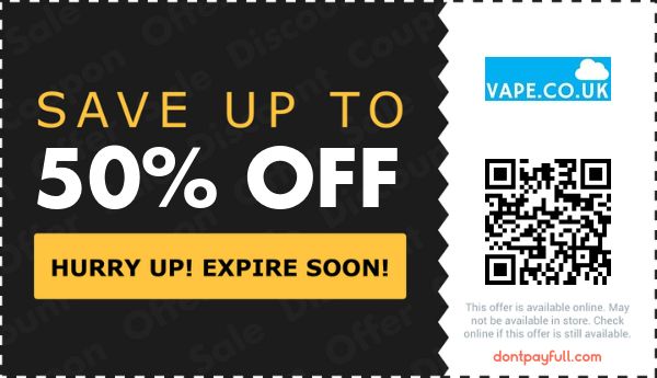 Vape.co.uk Discount Codes - 30% Off Promo Code 2026