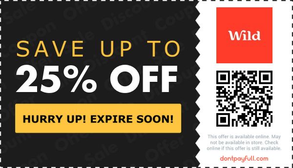 Wild Discount Codes - 40% Off Voucher Code June 2026
