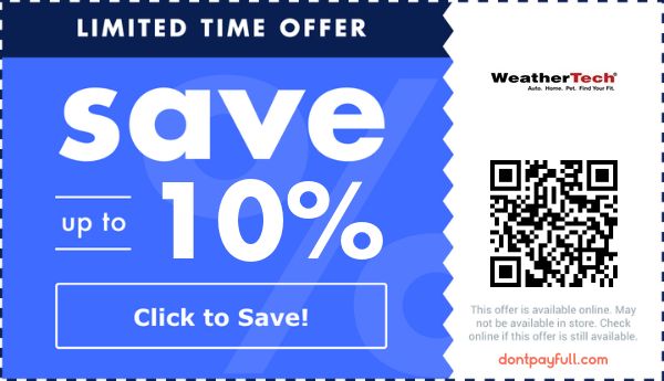 WeatherTech Coupons - 50% Off Promo Code May 2026