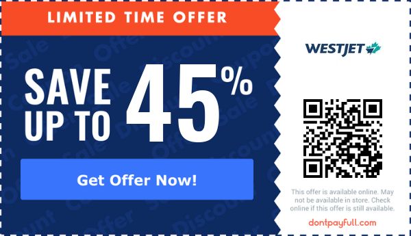 25% Off WestJet Coupon Codes, Promo Codes - Nov 2025