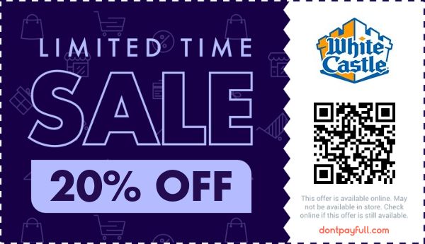 White Castle Coupons - 20% Off Promo Code May 2026