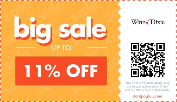 Winn-Dixie Promo Codes - $10 Off Coupon June 2026