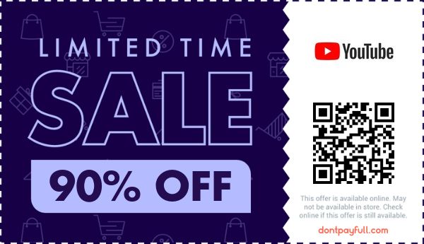 90% Off YouTube Promo Codes, Coupon Codes - Oct 2025