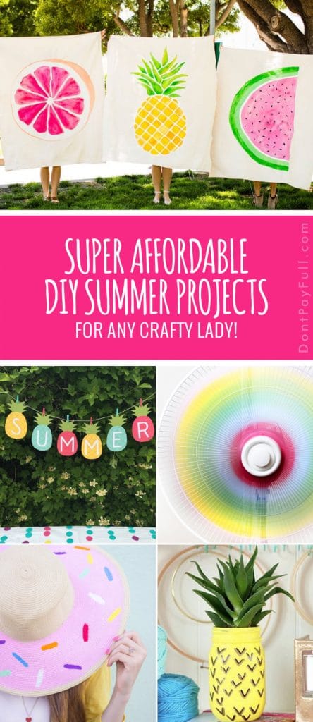 20 Affordable DIY Summer Projects That Any Crafty Lady Can Make